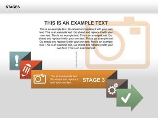 Stage with Icons Diagrams (for PowerPoint and Google Slides) | PPTX