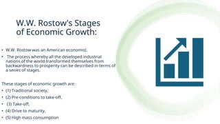 W.W. Rostow's Linear Stages of Economic Growth | PPT
