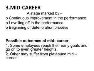 Stages of career | PPTX