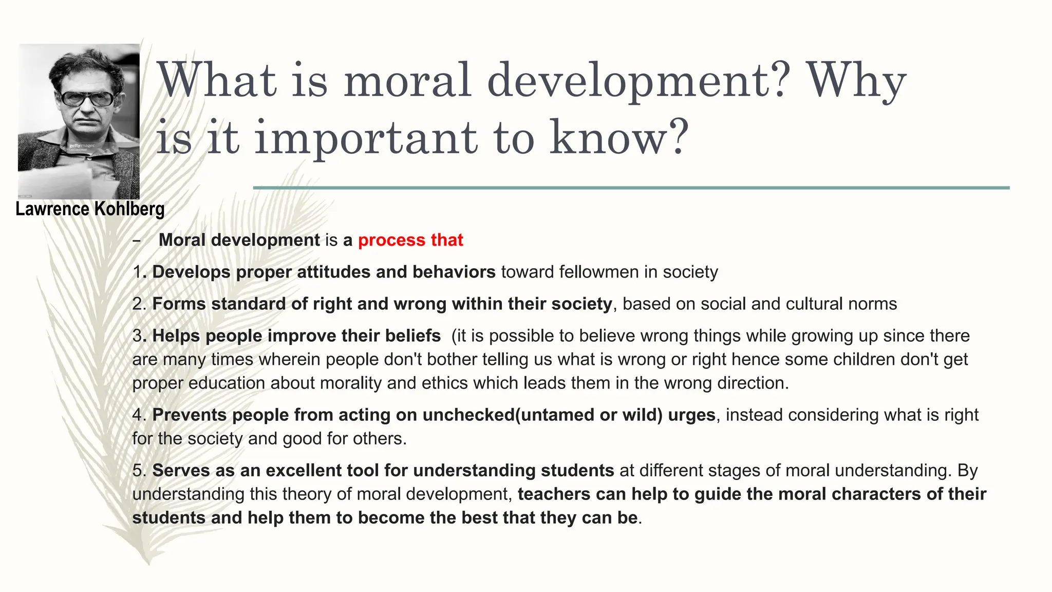 Stages-of-Moral-Development.pptx- presentation | PPTX | Education