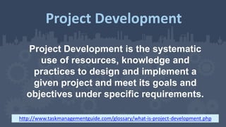 Stages of Project Development | PPT