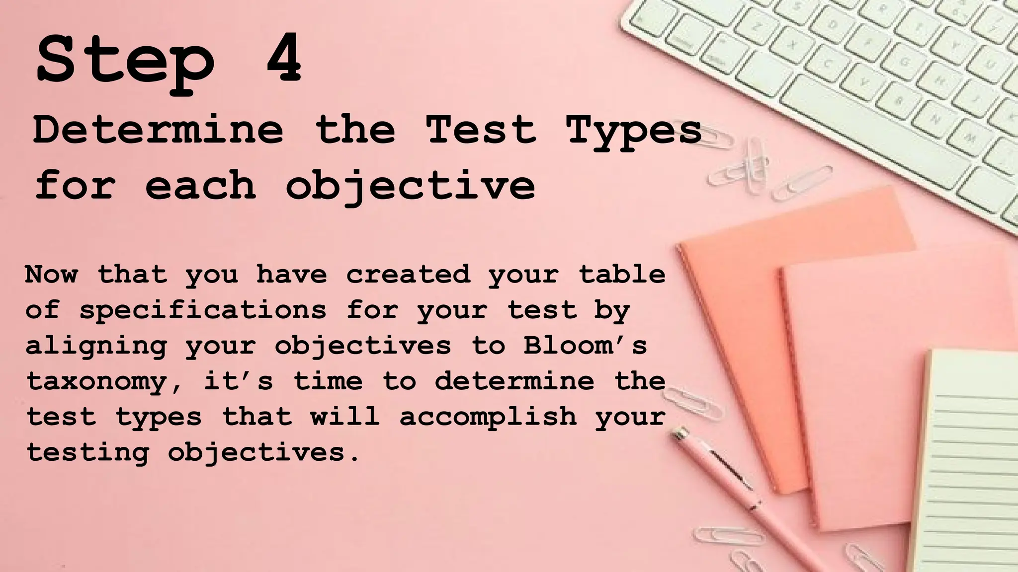 STAGES-OF-TEST-CONSTRUCTION-and-WRITING-A-TOS (1).pptx | Standardized ...