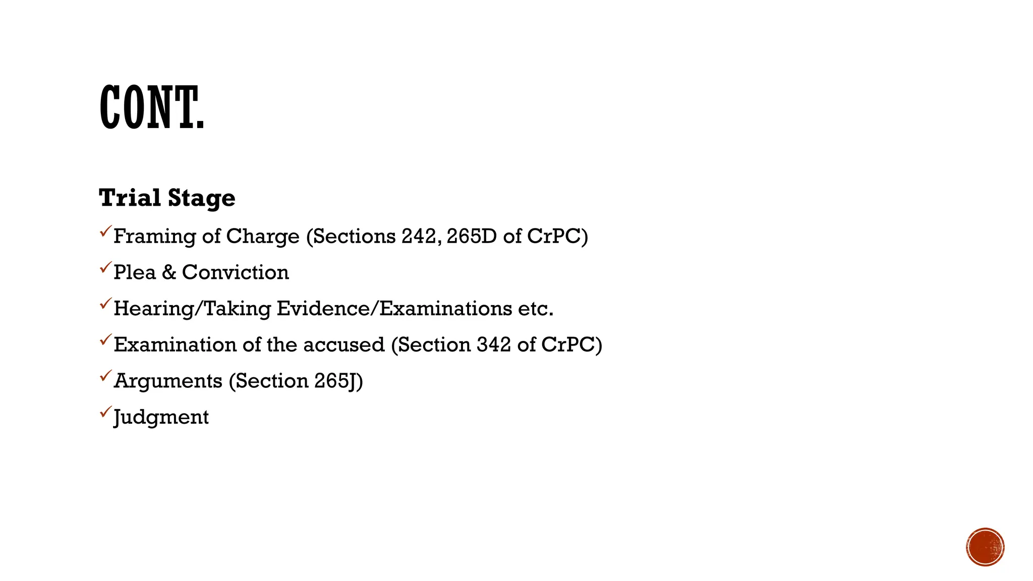 Stages of Civil and Criminal cases..pptx
