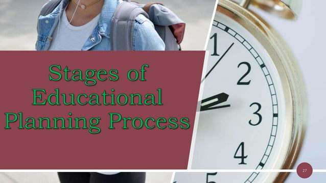 Stages and Approaches to educational planning | PPTX