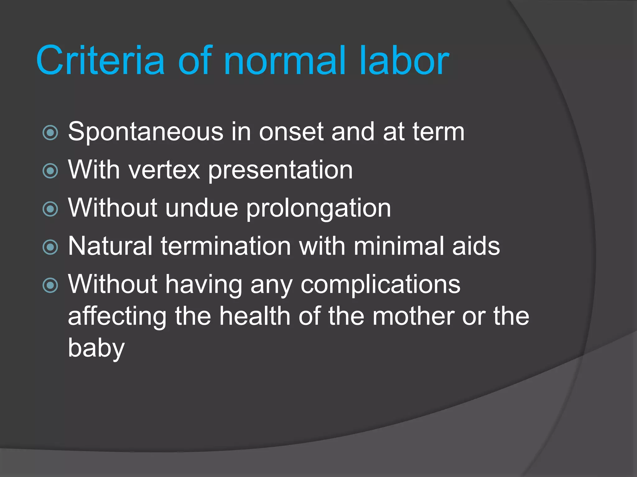 Stages and management of labor | PPTX