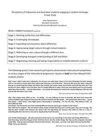 Stages Handout | PDF