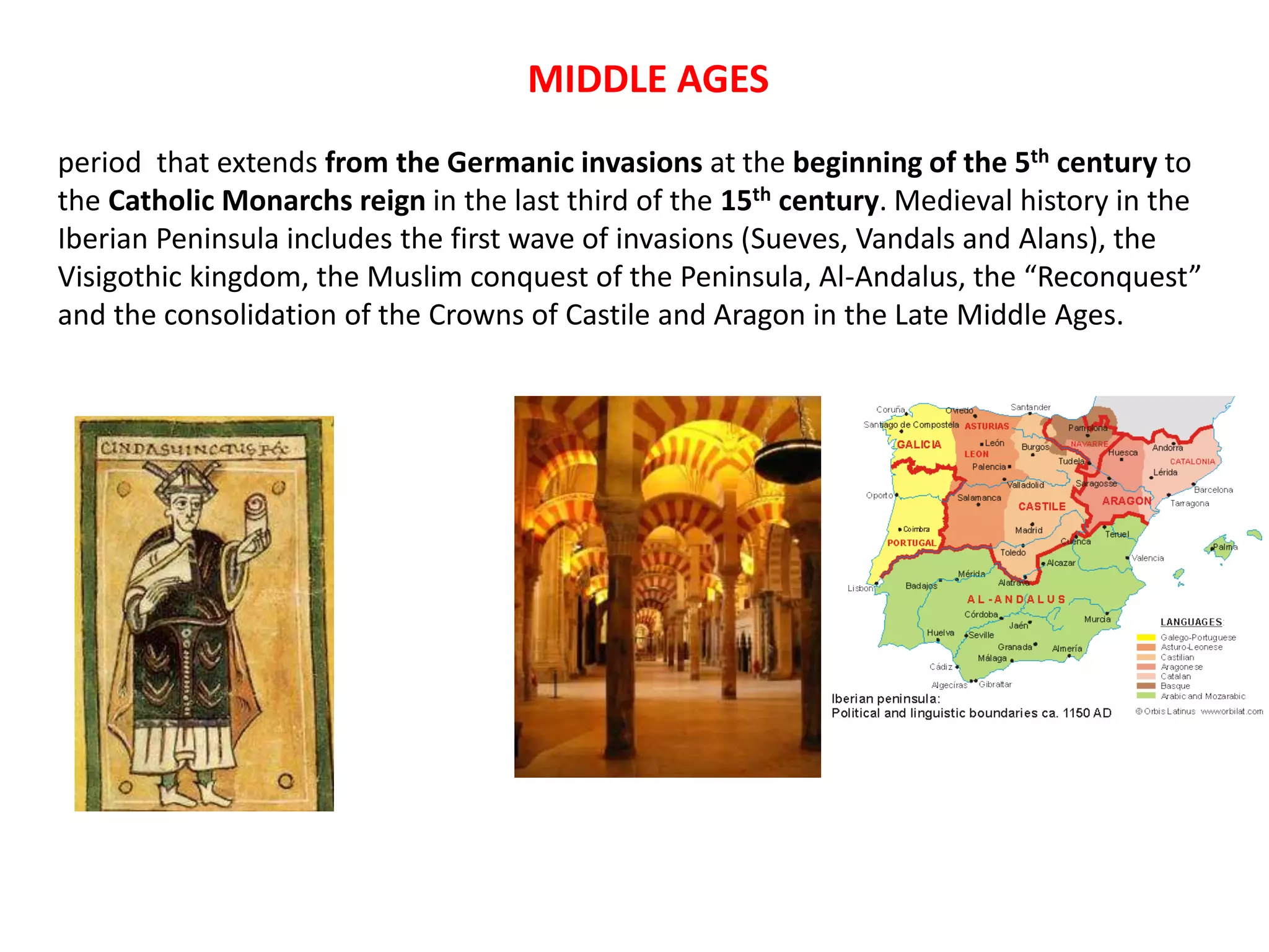 Stages of Spain's history | PPTX