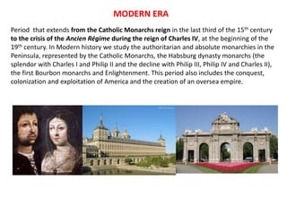 Stages of Spain's history | PPTX