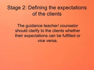 Stages in counseling | PPTX