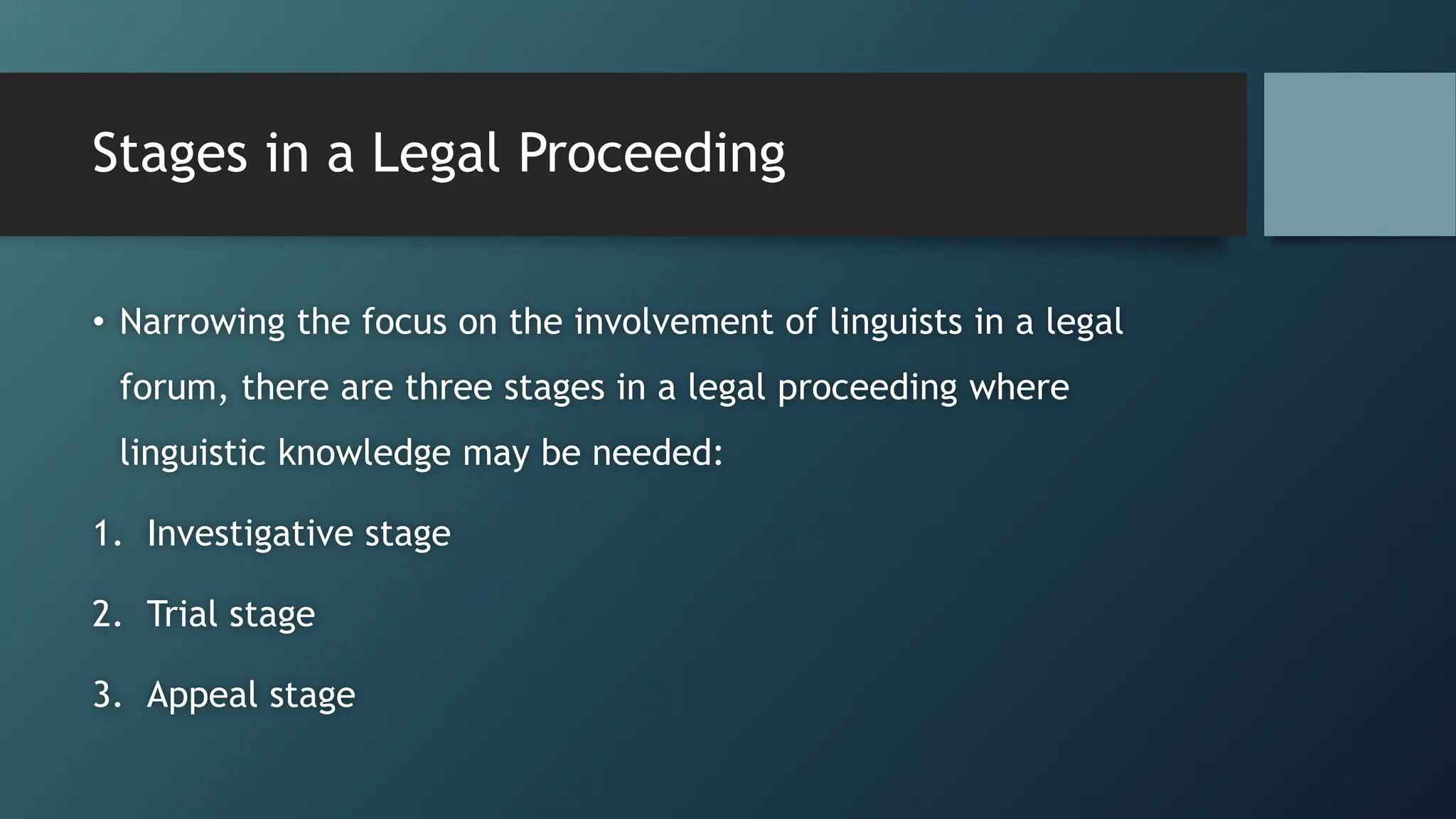Stages in Legal Proceeding , stages in legal proceedings In Pakistan ...