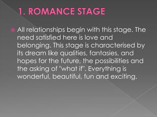 Stages in Love Relationship | PPTX