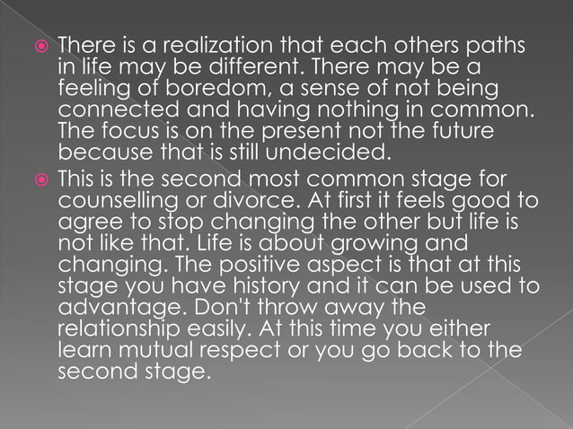 Stages in Love Relationship | PPTX