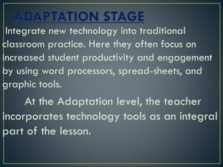 Stages in technology education | PPTX