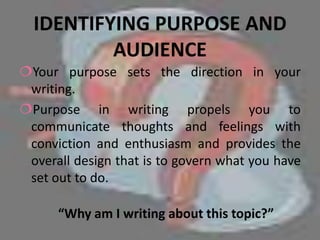 Stages in the writing process | PPTX