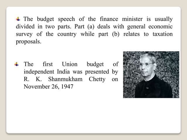 Stages involved in the Indian government budget | PPTX | Business ...