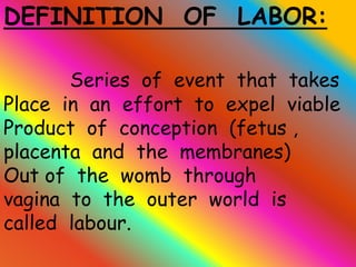 Stages of labor | PPTX