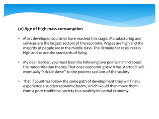 Stages modernisation theory | PPT