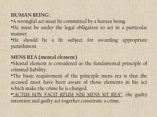 Stages of a Crime - explanation ad presentation | PPTX