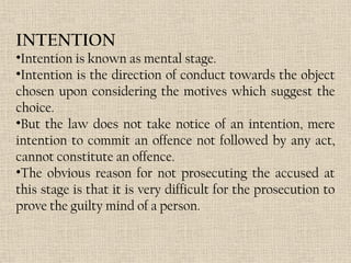 Stages of a Crime - explanation ad presentation | PPTX