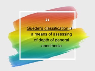 Stages of anesthesia | PPTX