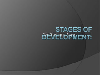 Stages of argumentation | PPTX