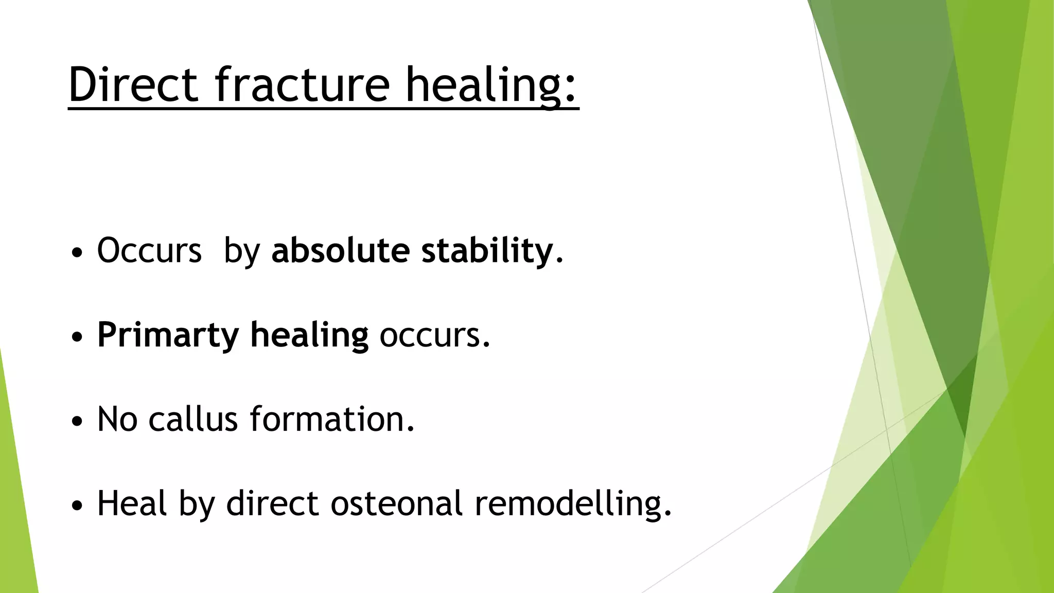 Stages of bone healing and various factors | PPTX