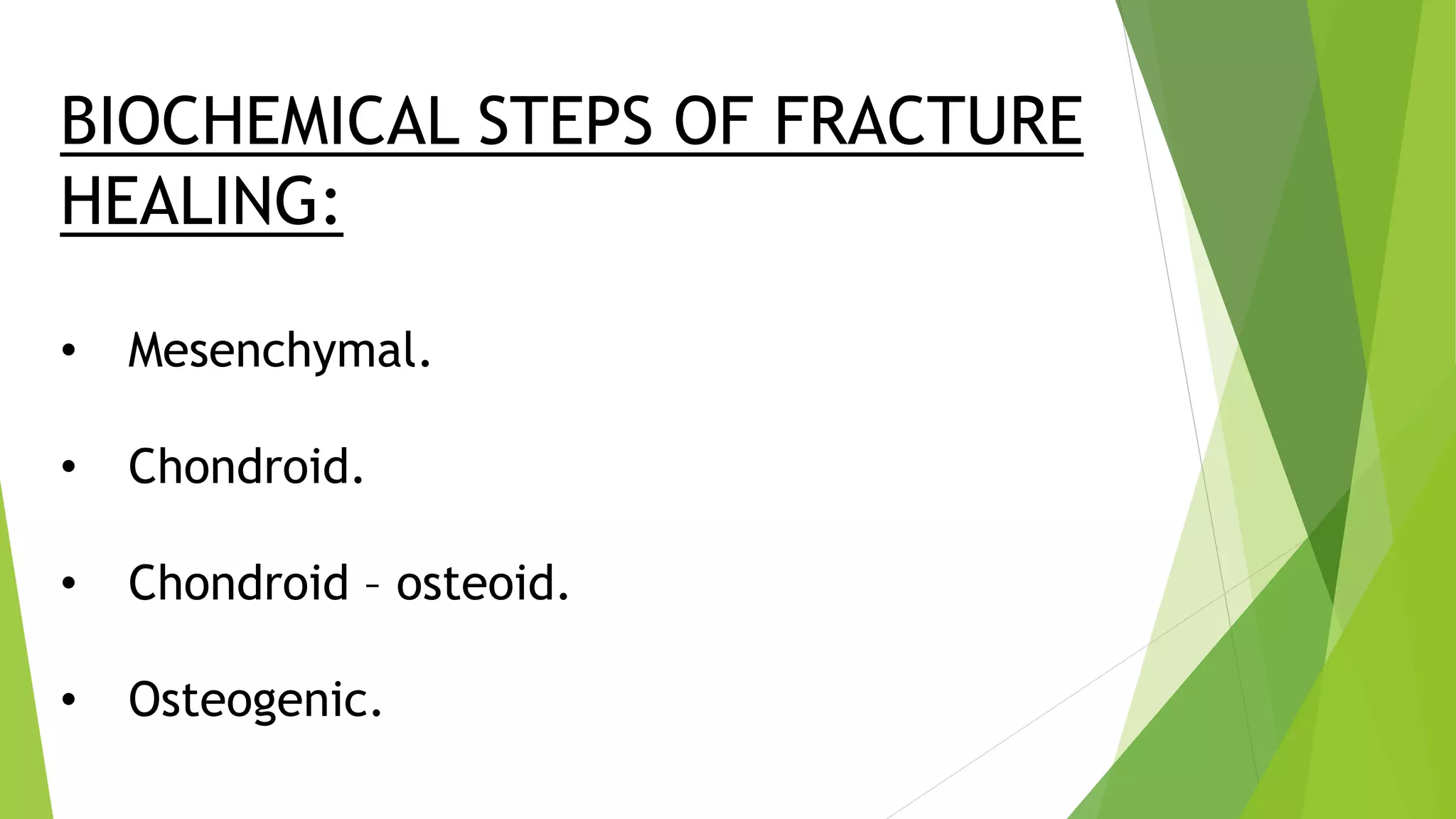Stages of bone healing and various factors | PPTX