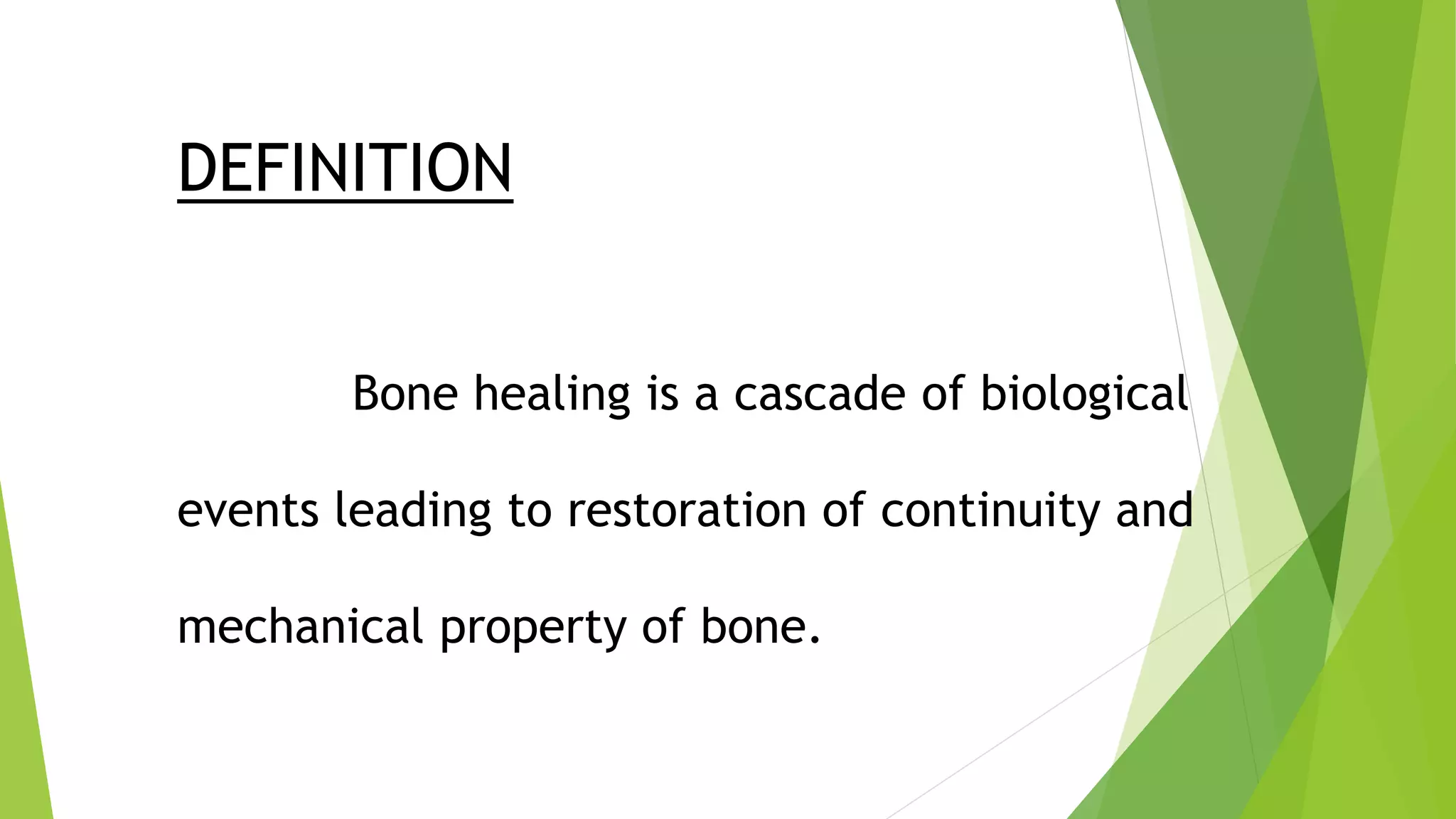 Stages of bone healing and various factors | PPTX