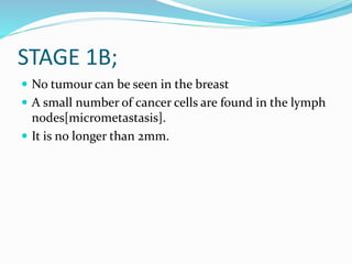 Stages of breast cancer | PPTX
