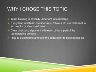 Stages of building a team | PPTX