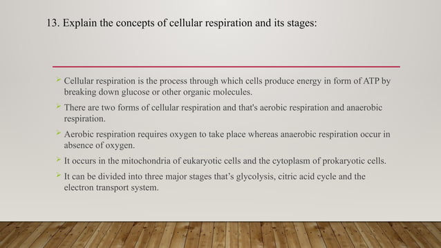 stages of cellular respiration for students.pptx | Biological Sciences ...