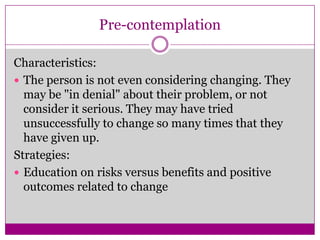 Stages of Change | PPTX