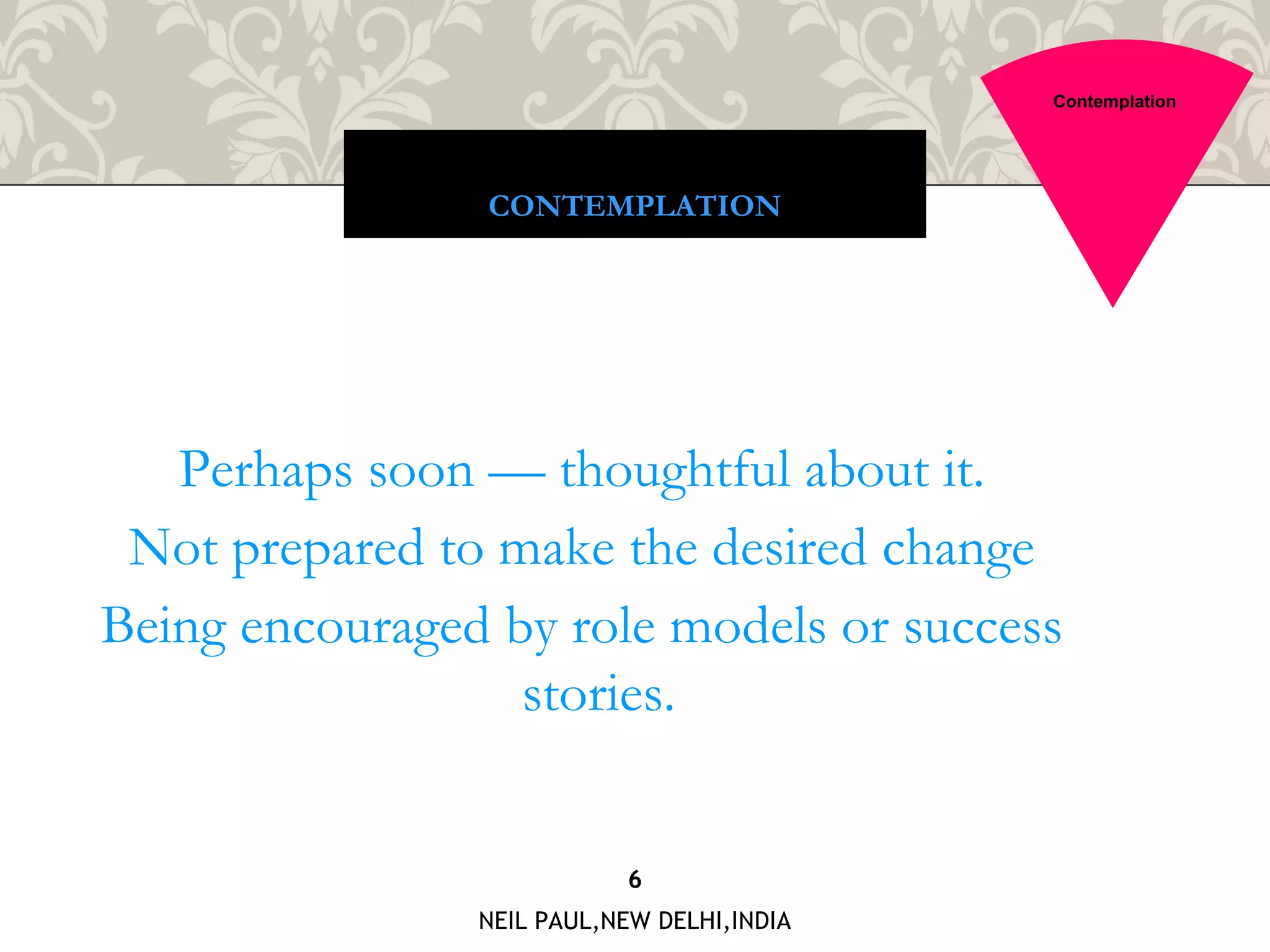 Stages of change | PPT