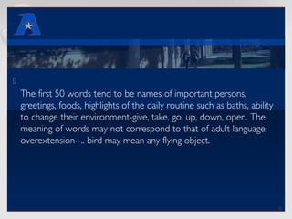 Stages of child language development | PPT | Parenting Babies and ...