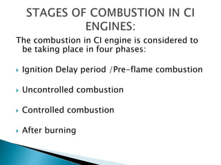 Stages of combustion | PPTX
