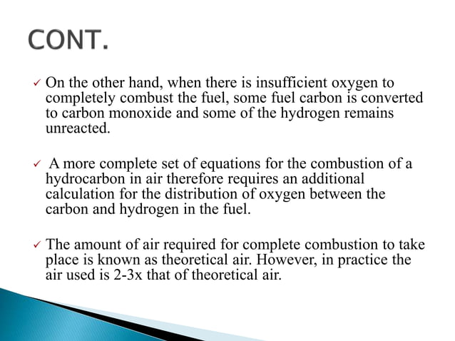 Stages of combustion | PPTX
