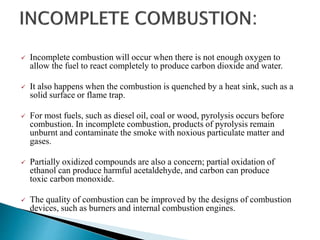 Stages of combustion | PPTX