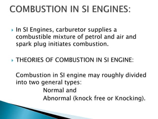 Stages of combustion | PPTX