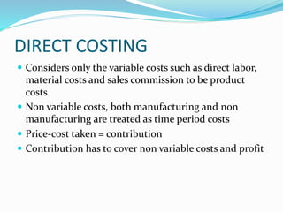 Stages of costing | PPT