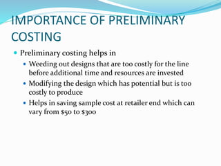 Stages of costing | PPT