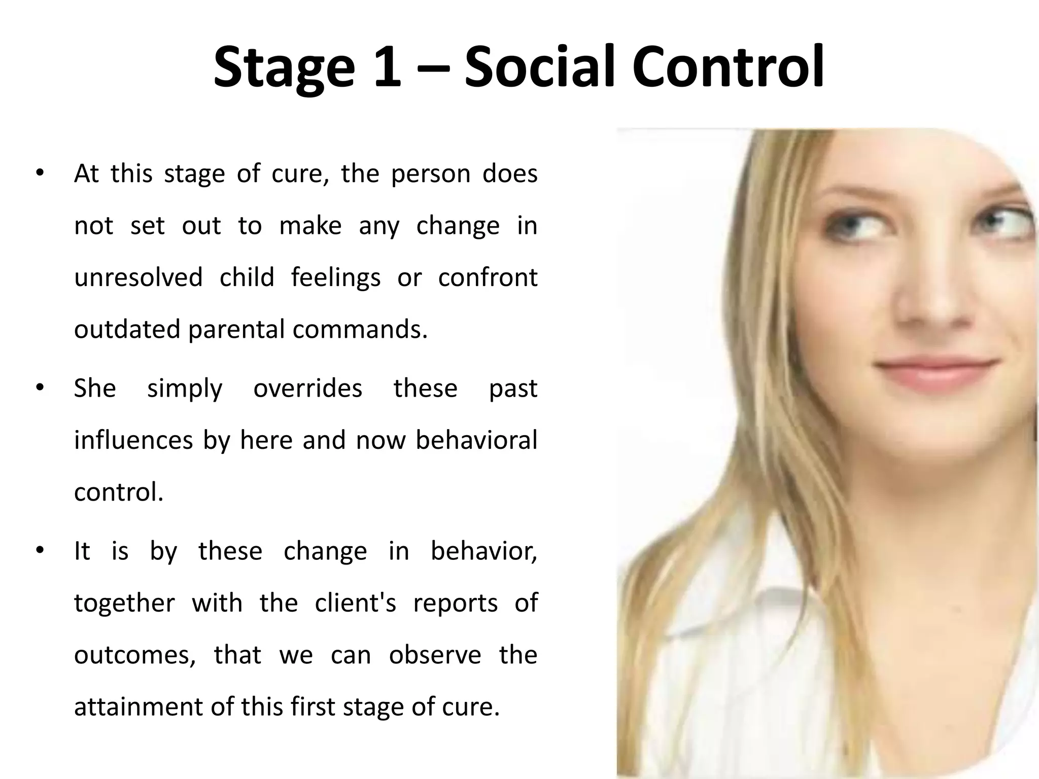 Stages of cure - Transactional Analysis | PPTX
