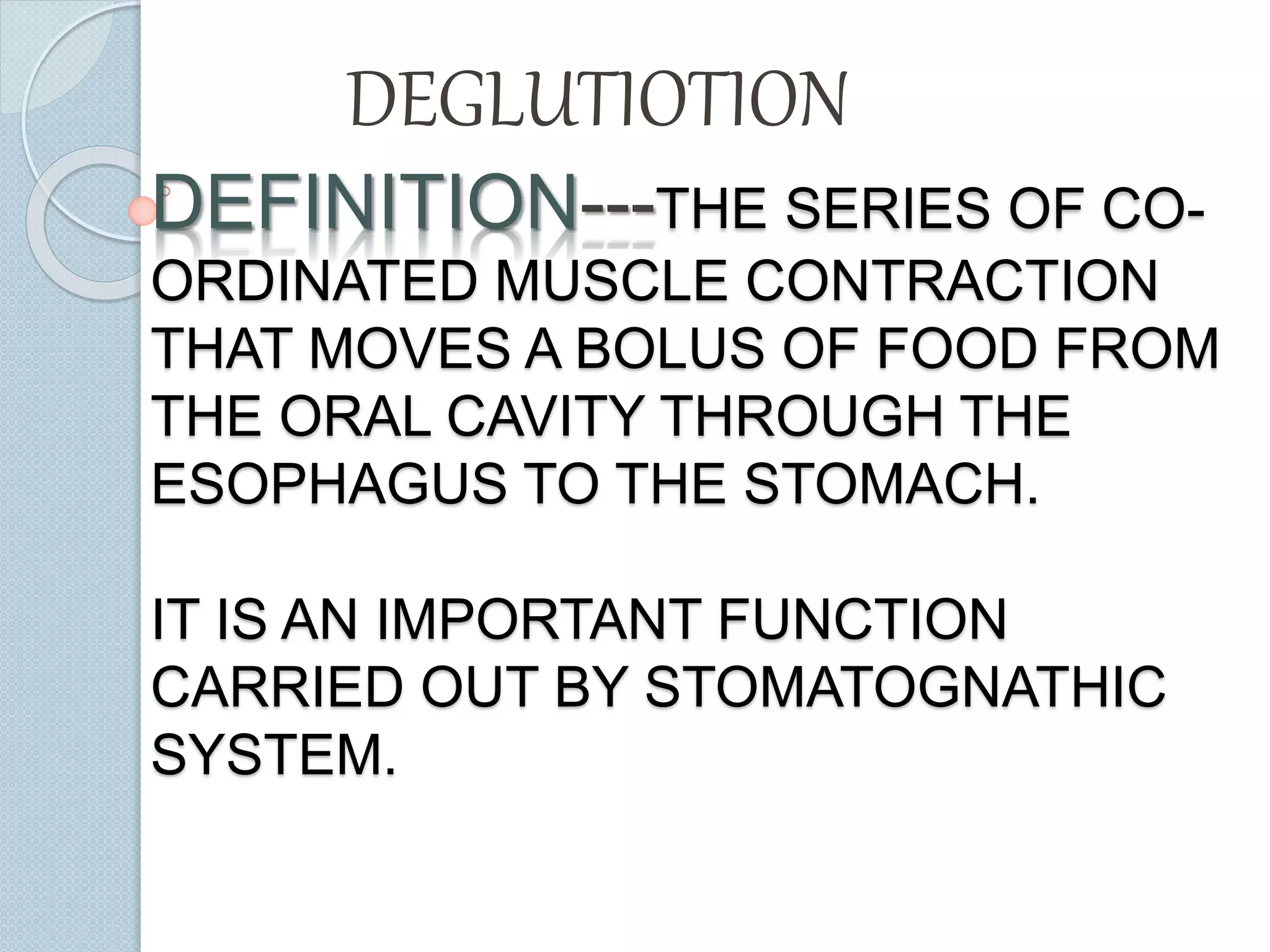 Stages of deglutition and tongue thrusting | PPTX