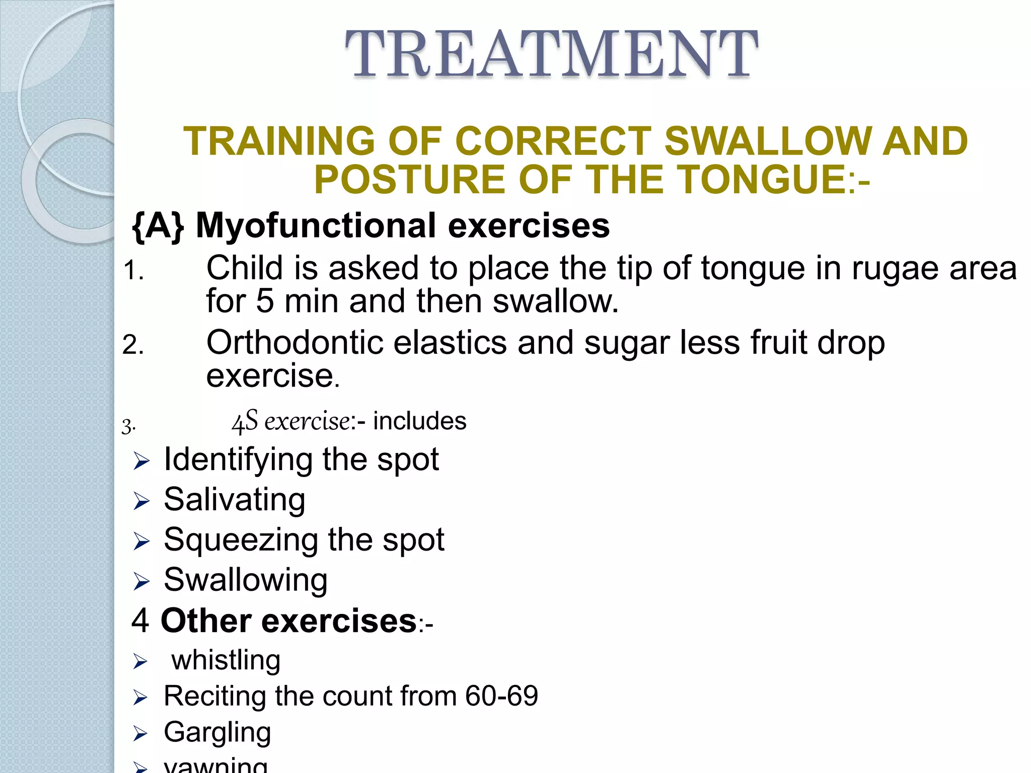 Stages of deglutition and tongue thrusting | PPTX