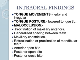 Stages of deglutition and tongue thrusting | PPTX