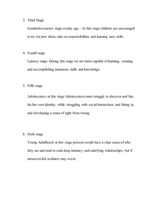 Stages of Development | DOCX | Parenting Babies and Toddlers | Parenting