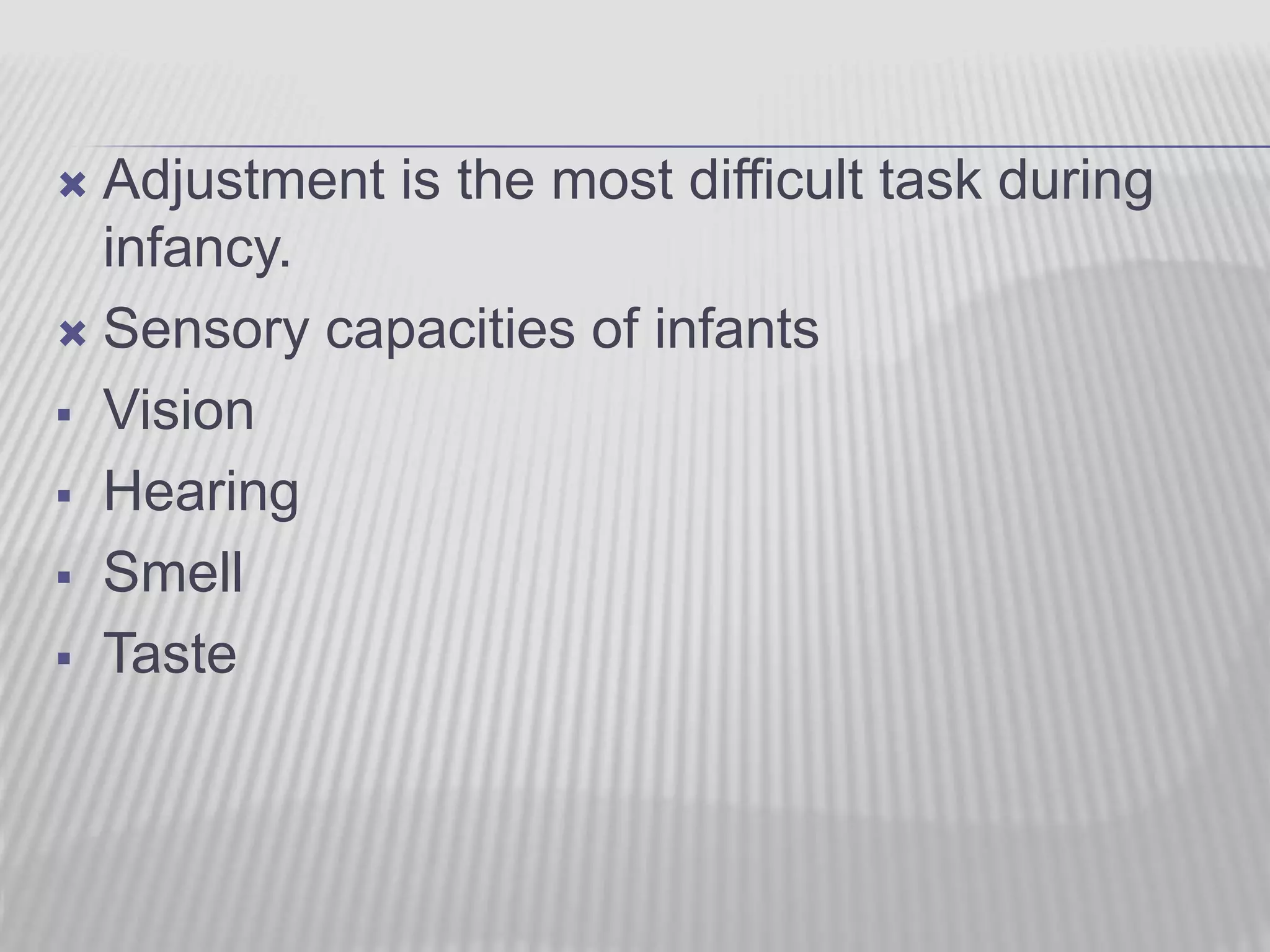 Stages of development: Infancy | PPTX