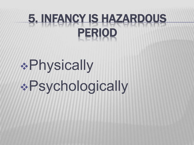 Stages of development: Infancy | PPTX | Pregnancy | Reproductive Health