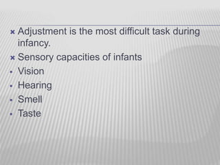 Stages of development: Infancy | PPTX