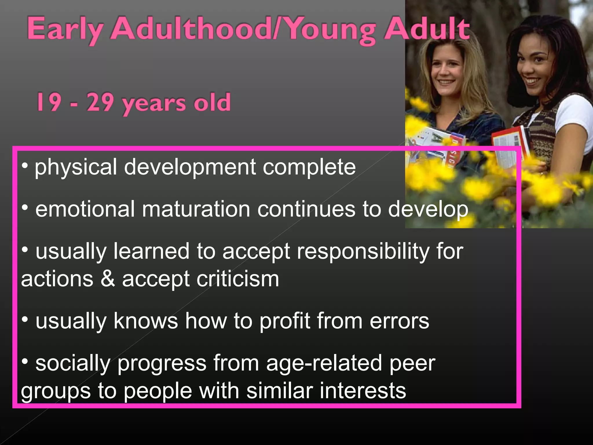 Stages of Development and Developmental Tasks | PPT