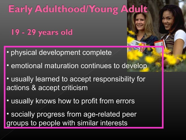 Stages of Development and Developmental Tasks | PPT